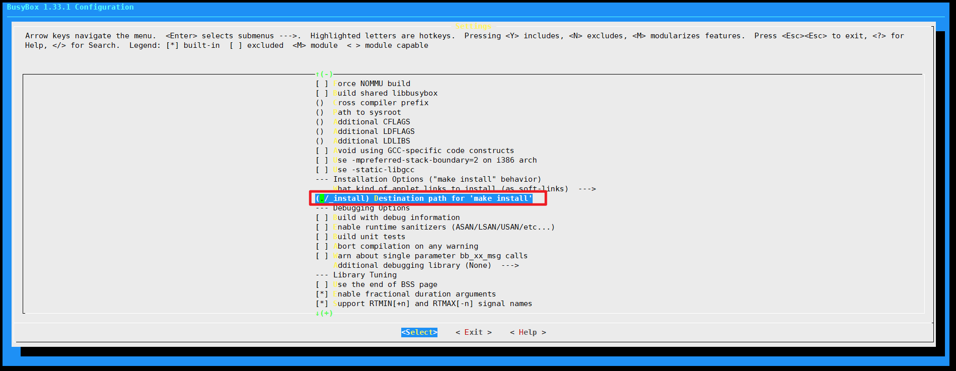 busybox编译以及添加menuconfig配置选项 | marysufer's blog